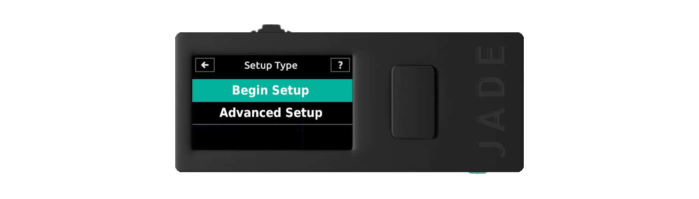 Set up Jade – Blockstream Help Center